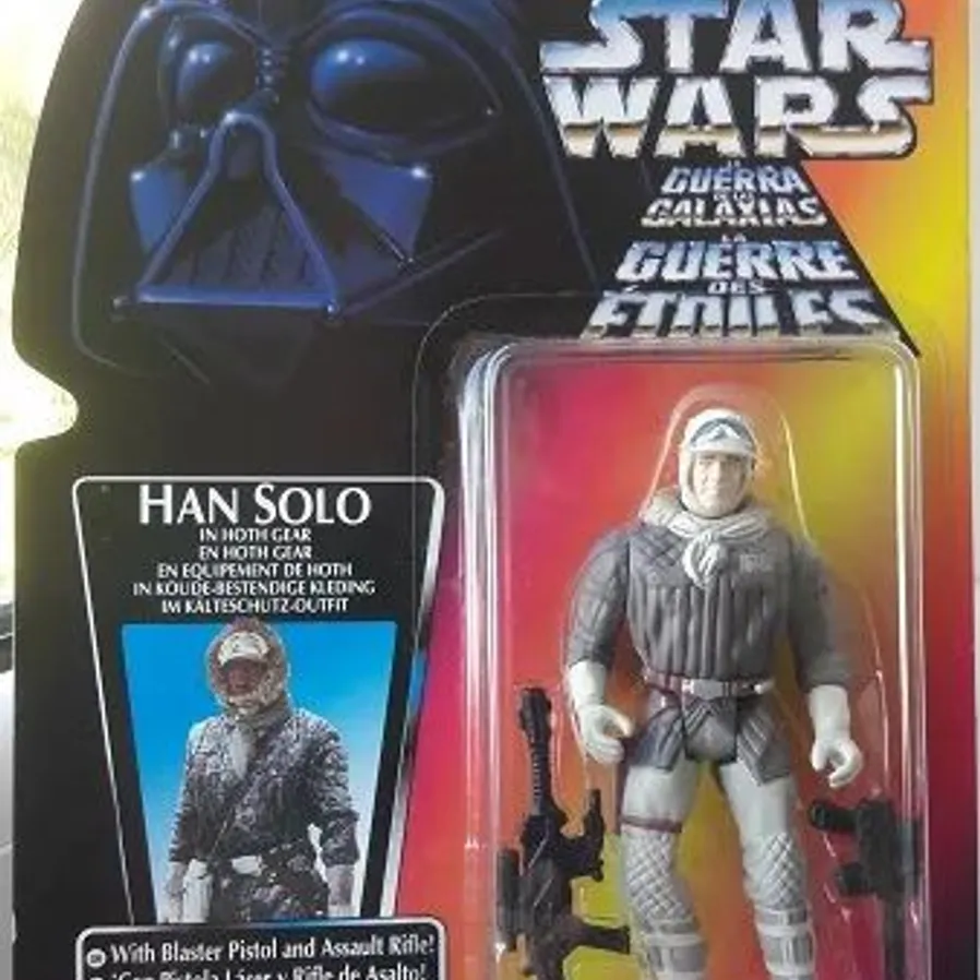 Star Wars: Han Solo in Hoth Gear, Red Card, Tri-Logo, Unopened, 1996 ...