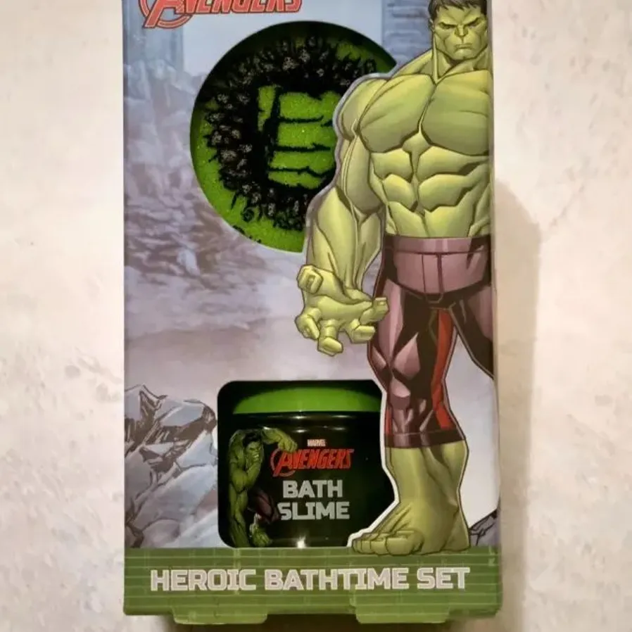 Marvel Avengers Heroic Bathtime Set - Bath Sponge and Bath Slime ...