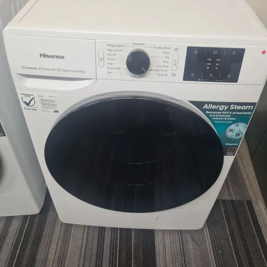 Hisense washing machine 9kg Same day delivery available new ex display ...