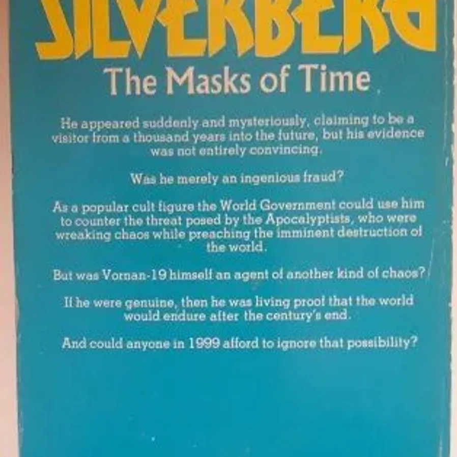 The Masks of Time, Robert Silverberg, UK pb 1977 | 5575 | jog it on