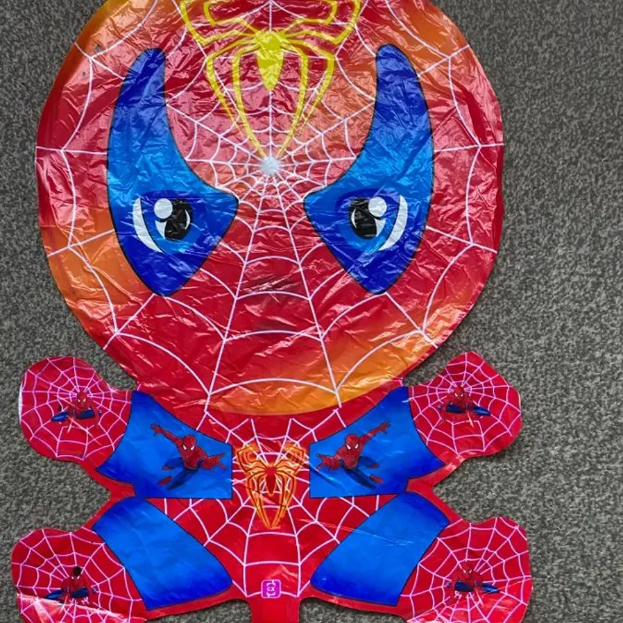 LARGE SPIDERMAN FOIL BALLOONS 3D SUPERHERO Birthday Party Marvel Helium ...
