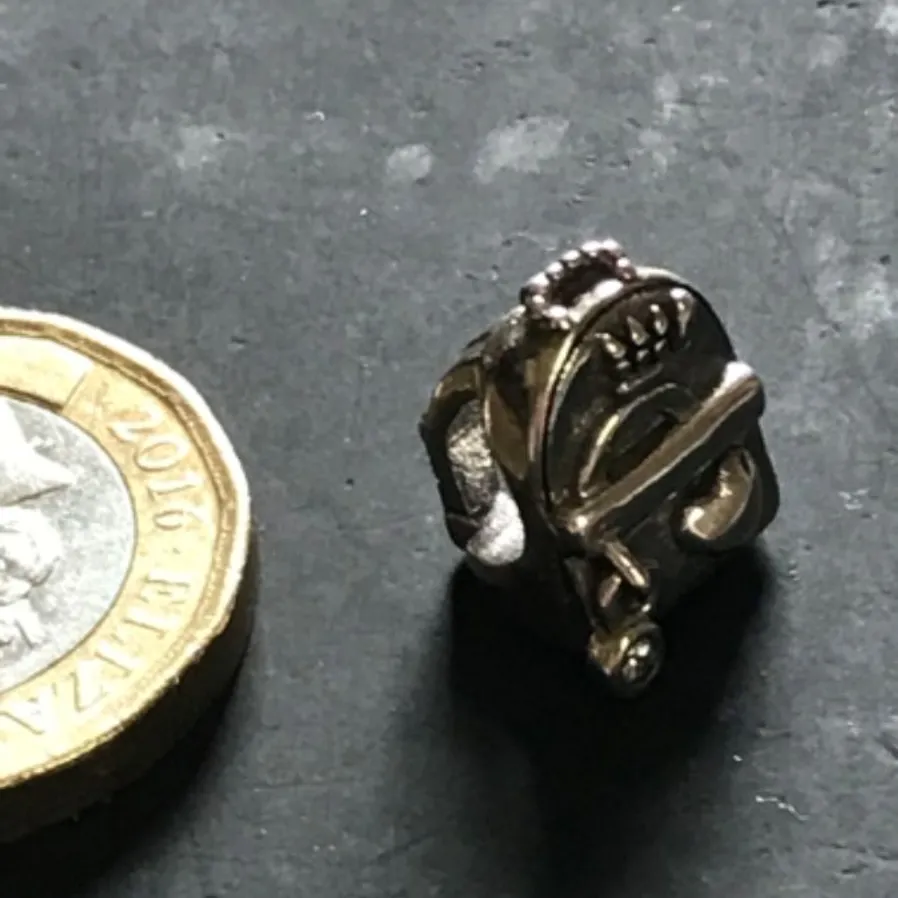 Genuine 925 silver Backpack Travel charm comes in a cute velvet pouch ...