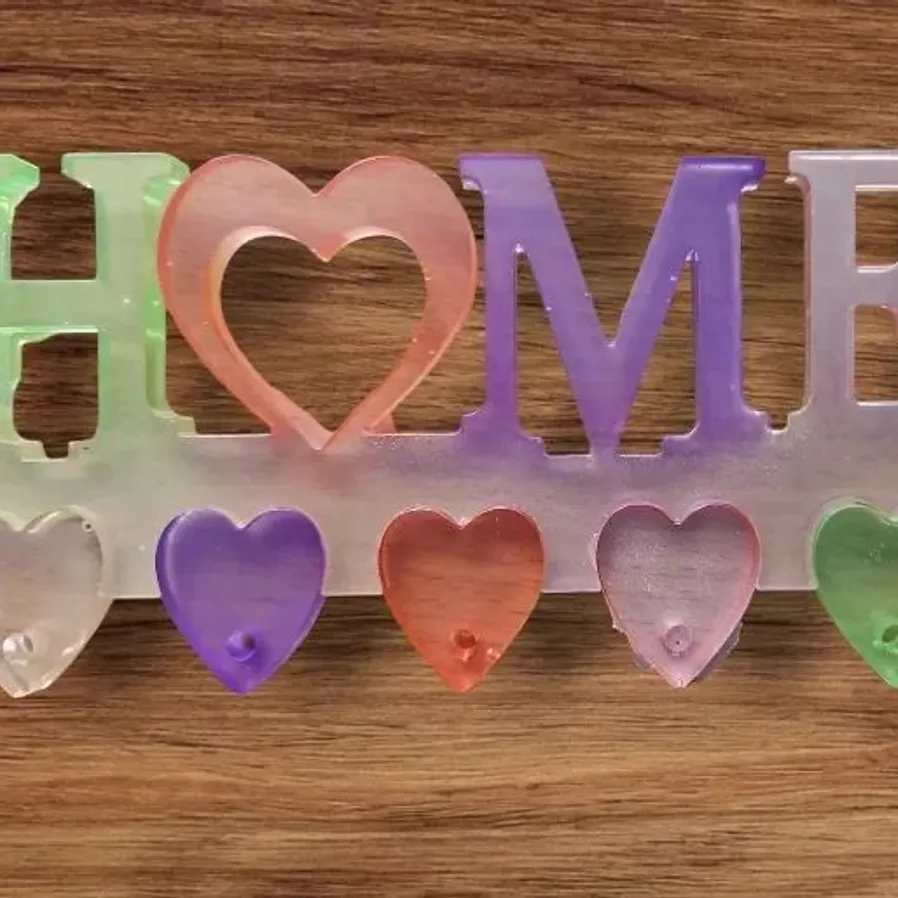 These cute key holders home one or keys one . Very easy to use just add ...