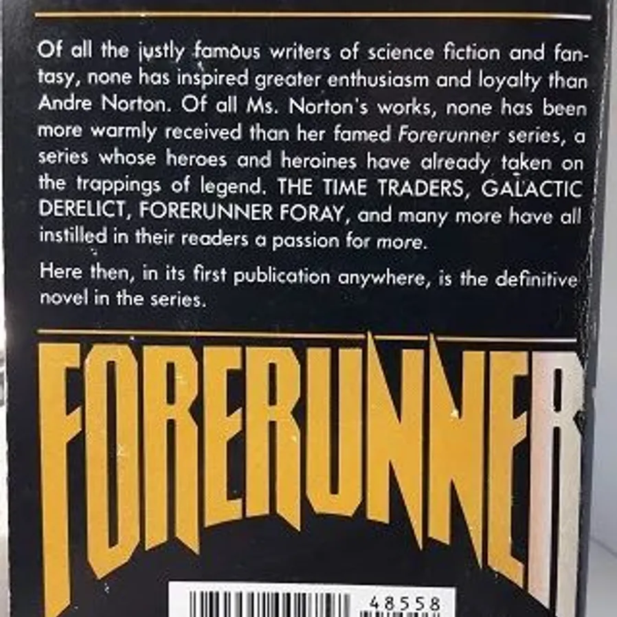 FORERUNNER, Andre Norton, US pb 1982 | 7918 | jog it on