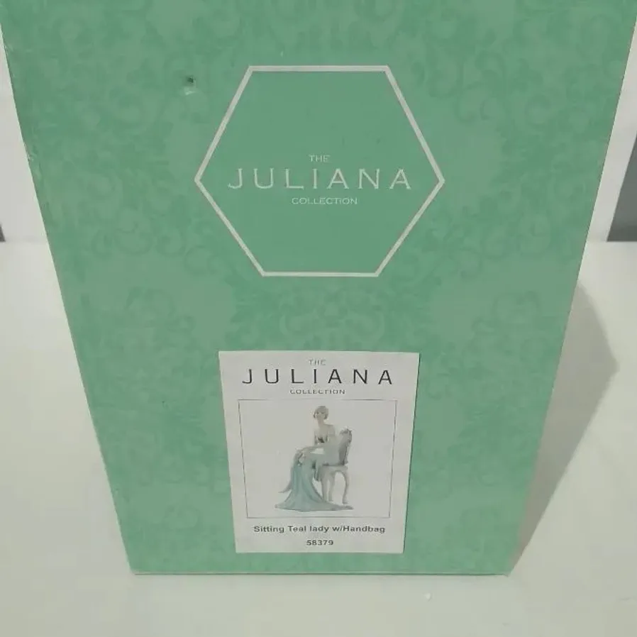 Beautiful Ex display figarine. Lady on a chair from the Juliana ...