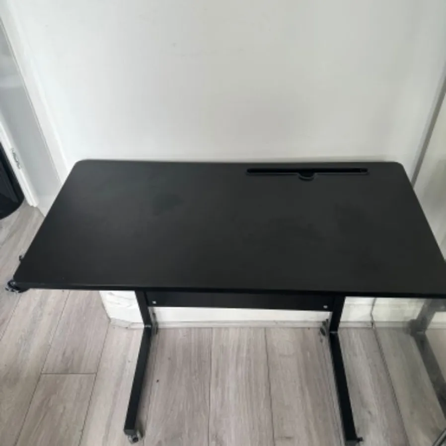 Rolling Convenience: Nearly-New Portable Table on Wheels - Only £20 ...