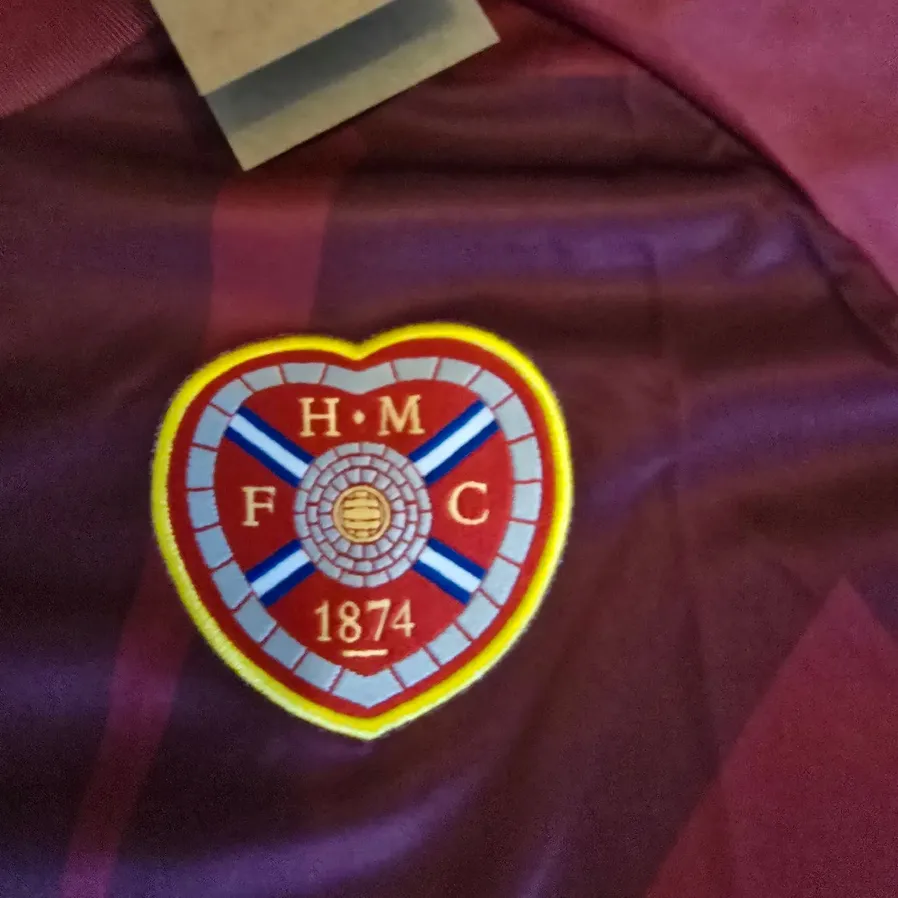 Hearts FC 2025 Home Strip - Brand New with Tags, Size L Maroon ...