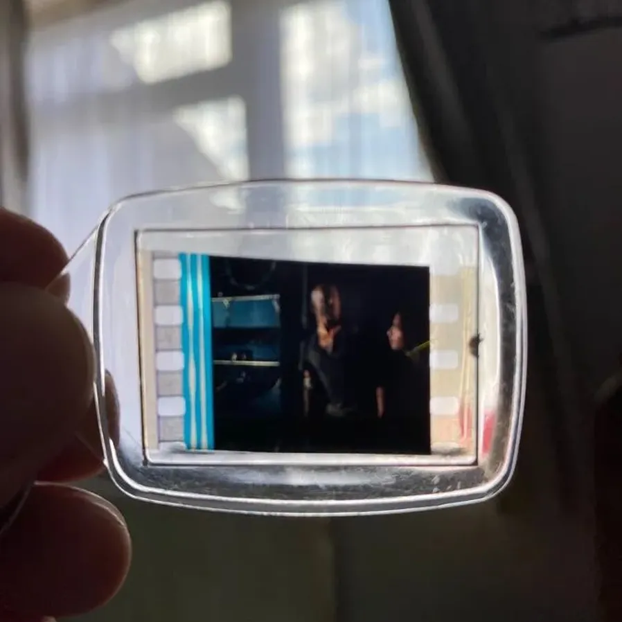 Die Hard Bruce Willis movie key ring film cell 35mm | 6730 | jog it on