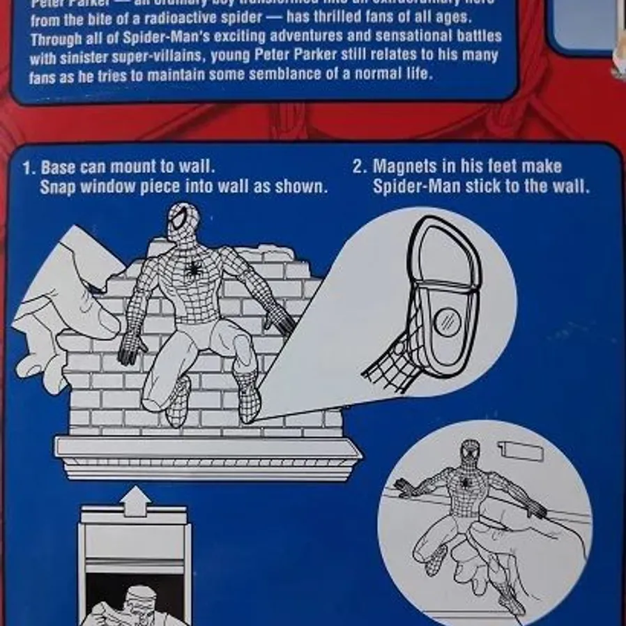 SPIDERMAN: MAGNETIC SPIDER-MAN, Toy Biz, 2002 | 10196 | jog it on