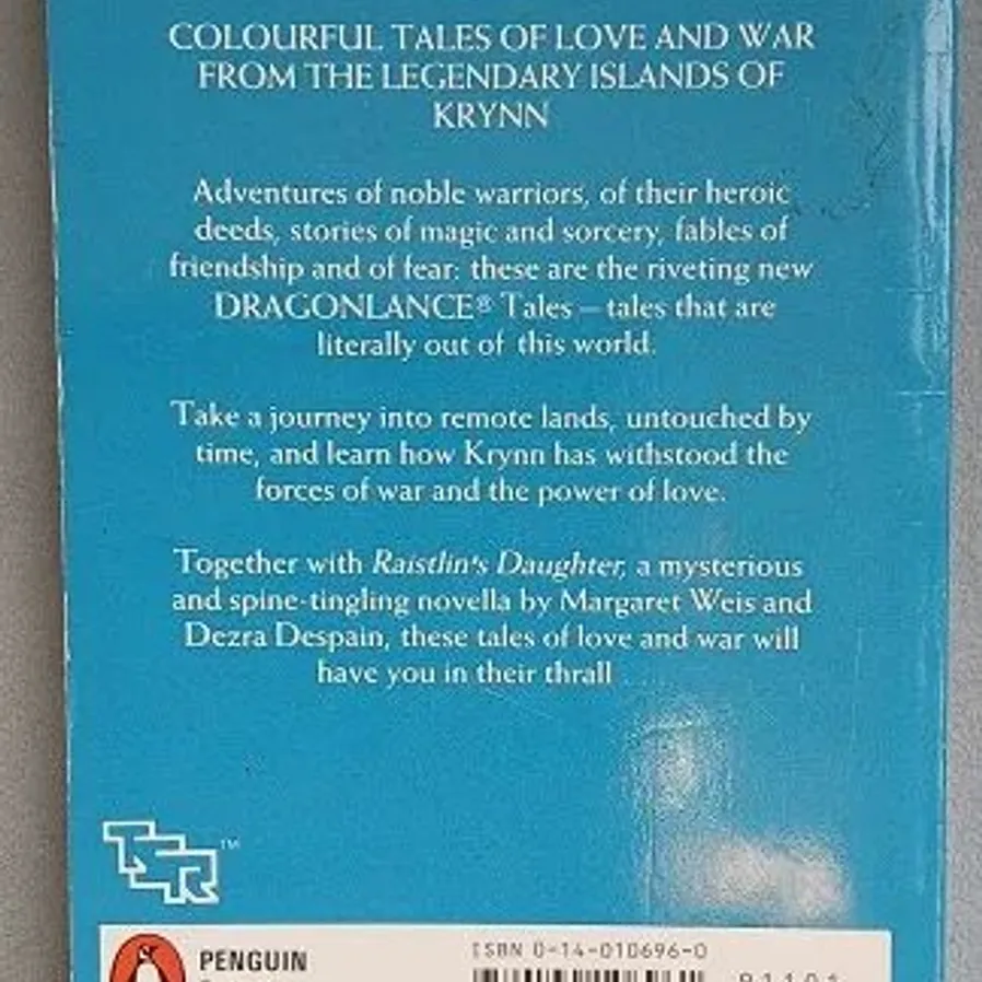 Love and War, Dragon Lance, Weis & Hickman, UK pb 1988 | 10323 | jog it on