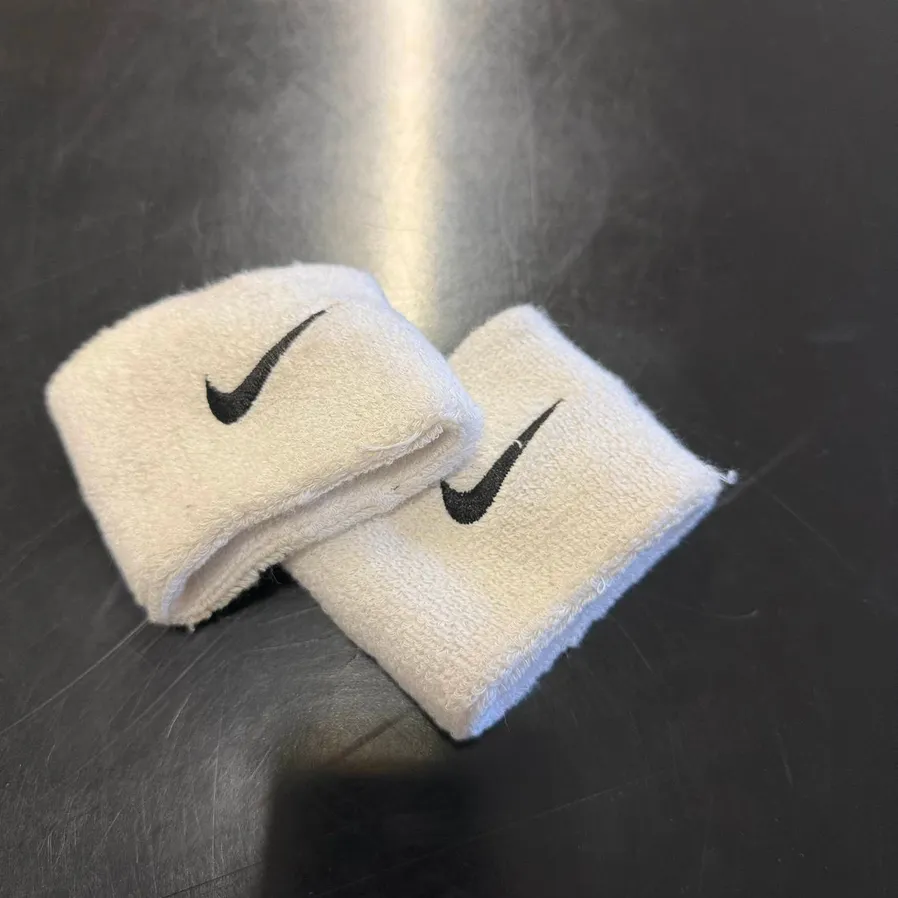 Nike Tennis Sweatbands white | 9719 | jog it on