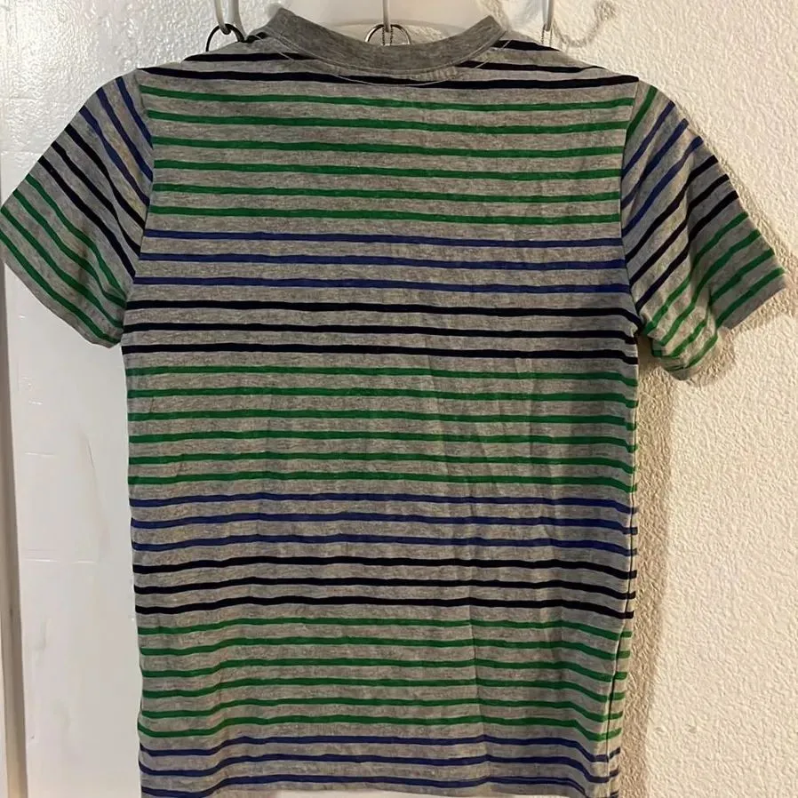 Vintage-Inspired Multi-Pattern T-Shirt - Unisex, Colorful, Size M ...
