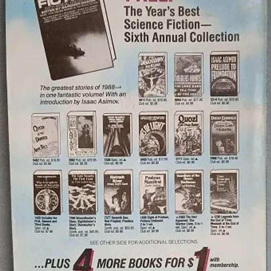 Fantasy & Science Fiction, Bova, Ellison, Bishop, Barr, Swift, US pb ...