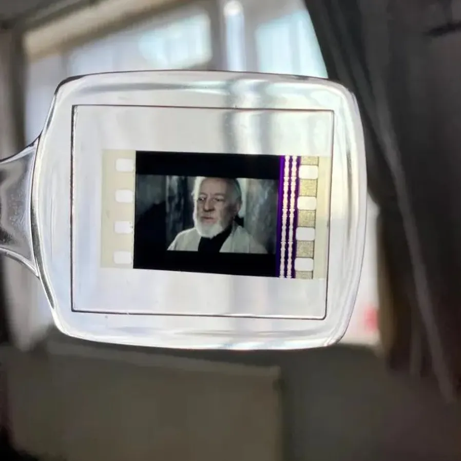 Star Wars a New Hope movie key ring film cell 35mm Obi Wan Kenobi ...