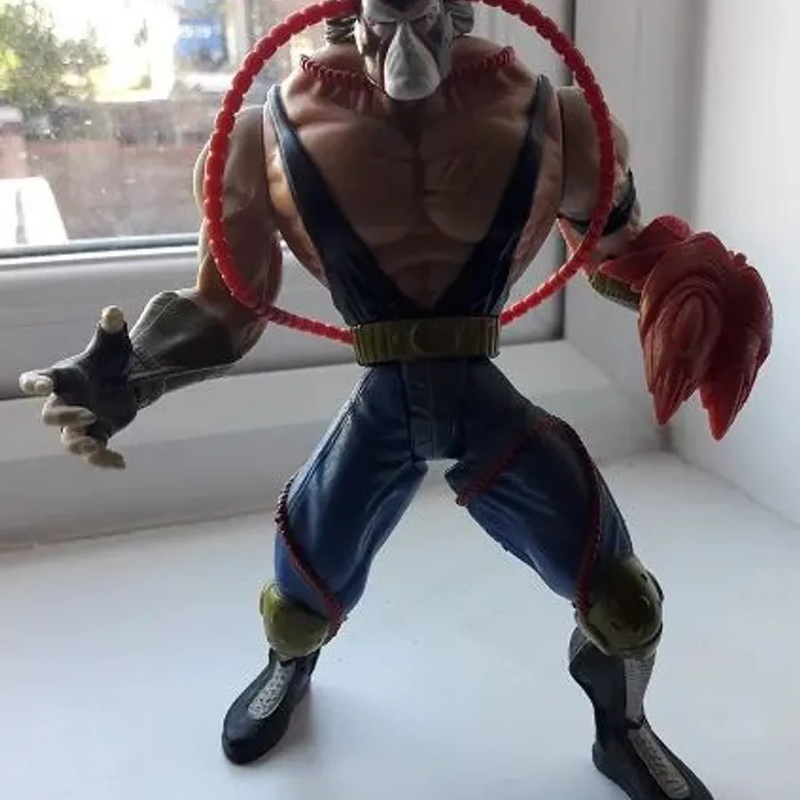 BATMAN: LETHAL IMPACT BANE, 8", Legends of the Dark Knight, Kenner ...