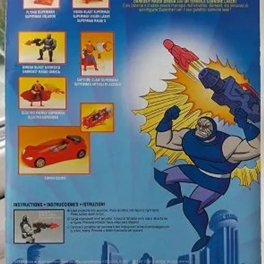 SUPERMAN: OMEGA BLAST DARKSEID, Kenner, 1997 | 6303 | jog it on