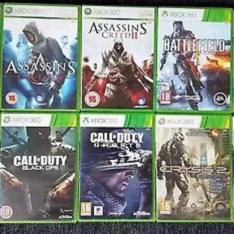 40 x Microsoft Xbox 360 Games Cleaned Good Cases 17 With Manuals Bundle ...