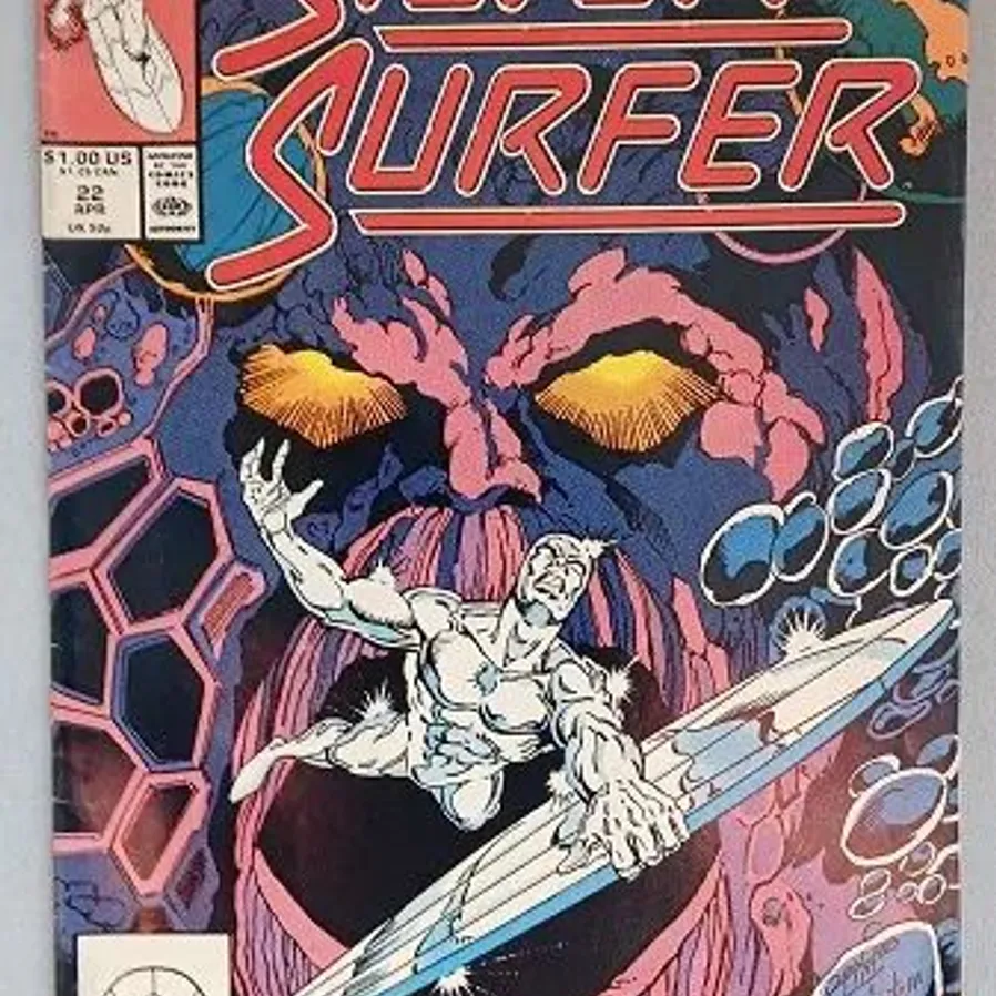 Silver Surfer 22, Featuring the Living Planet Ego, Marvel, April 1989 ...