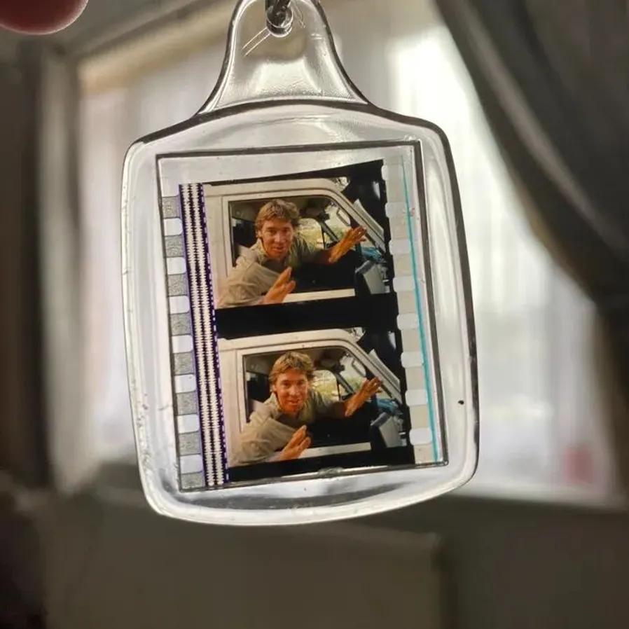 Crocodile Hunter starring Steve Irwin movie key ring film cell 35mm ...