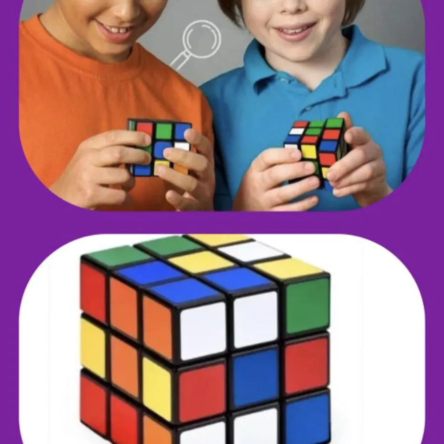 Rubik's Starter Pack: Original 3x3 Cube & Easy 3x3x1 Edge Puzzle for ...