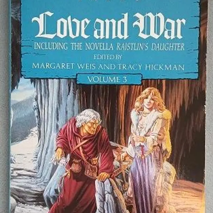 Love and War, Dragon Lance, Weis & Hickman, UK pb 1988 | 10323 | jog it on