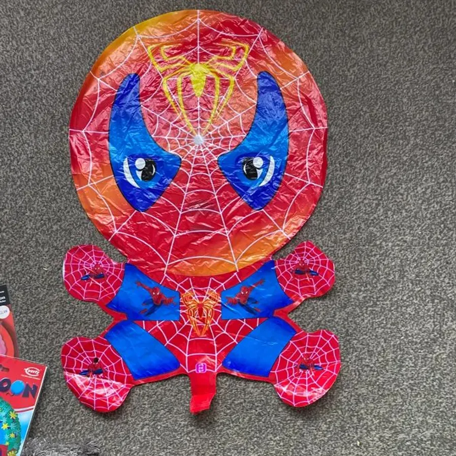 LARGE SPIDERMAN FOIL BALLOONS 3D SUPERHERO Birthday Party Marvel Helium ...