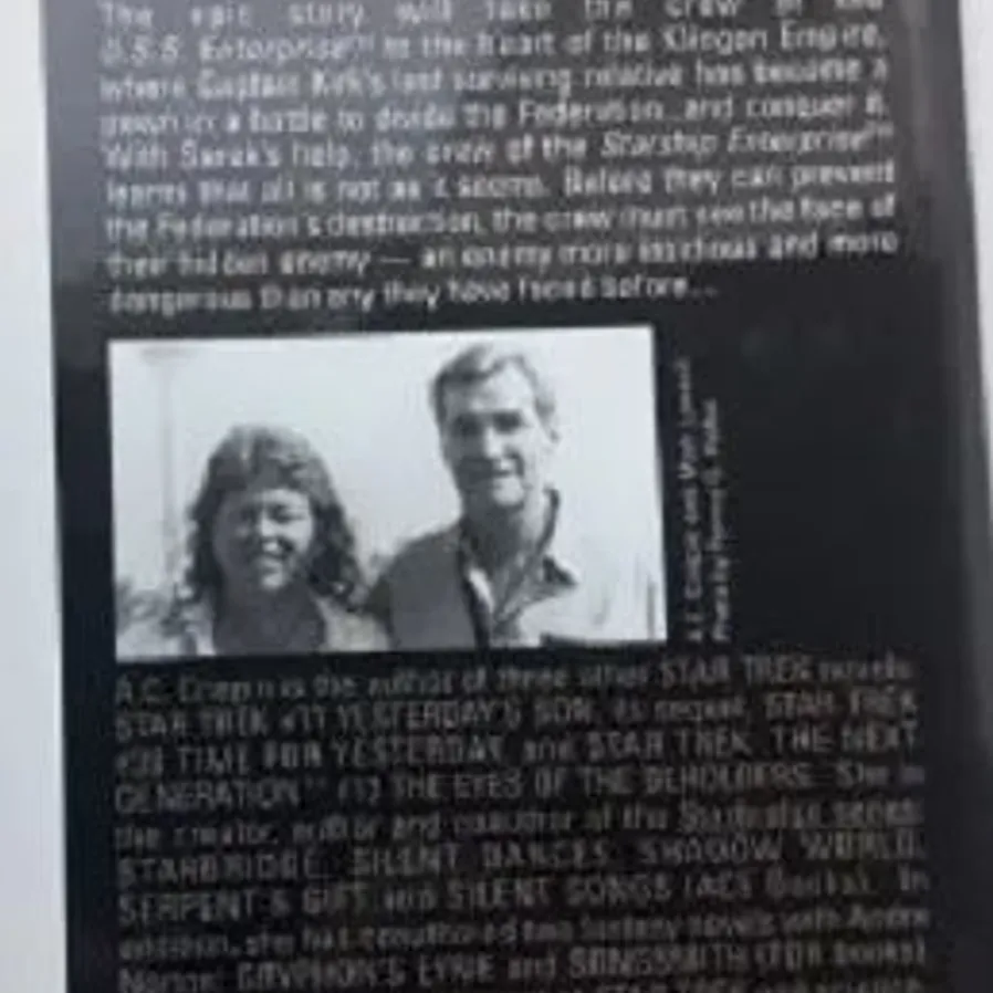 STAR TREK: SAREK, A C Crispin, US hdbk 1994 | 10386 | jog it on