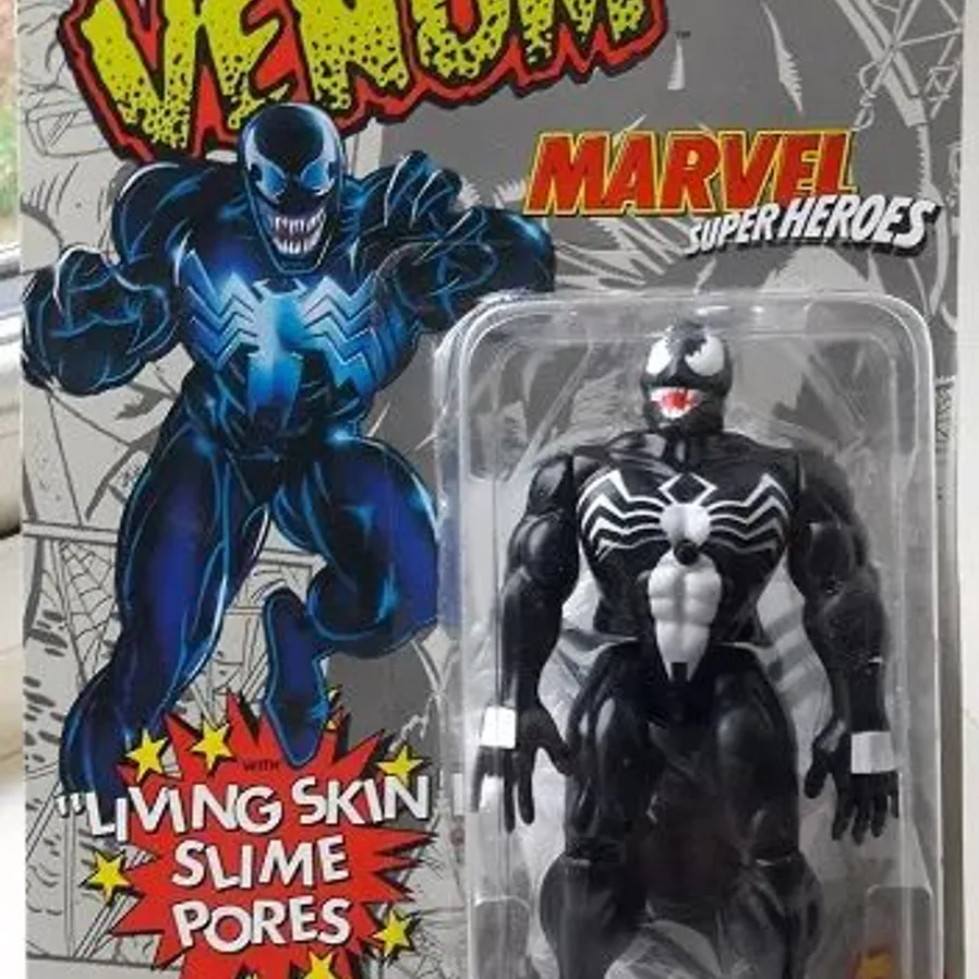 Marvel Super Heroes: VENOM (Living Skin Slime Pores), Toy Biz, 1991 ...