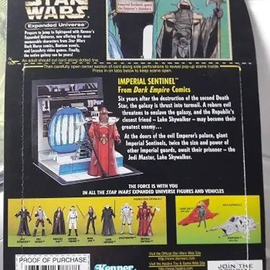 STAR WARS: IMPERIAL SENTINEL, Expanded Universe, Sealed, Kenner 1998 ...
