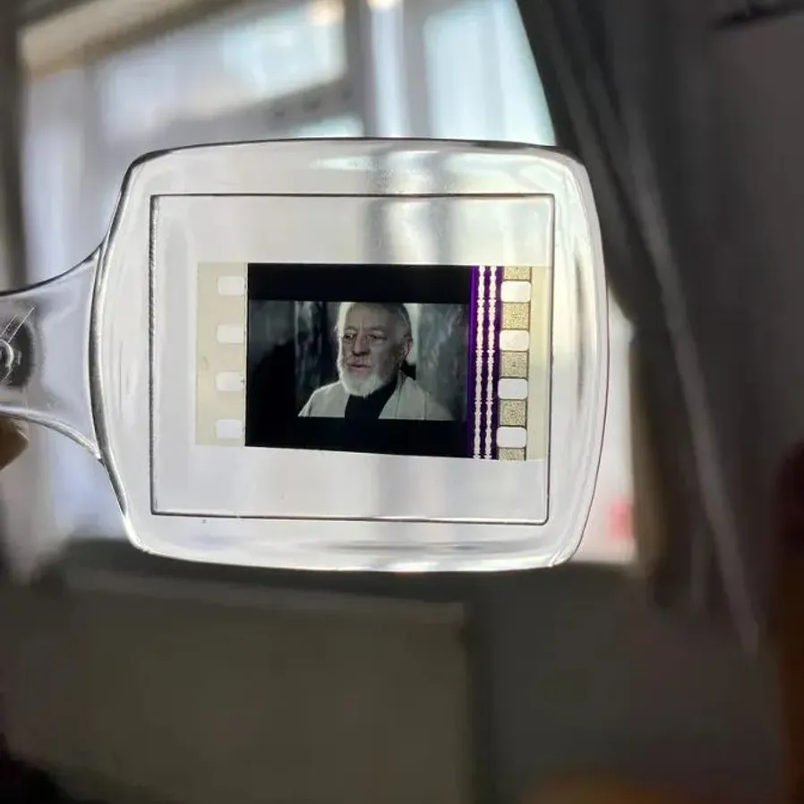 Star Wars a New Hope movie key ring film cell 35mm Obi Wan Kenobi ...