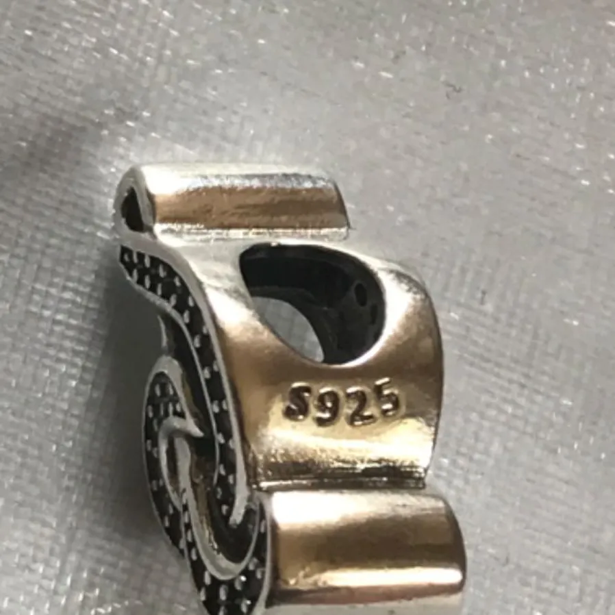 Genuine 925 silver music note charm comes in a cute velvet pouch for ...